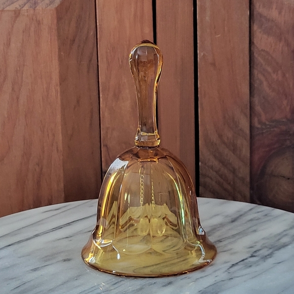 Accents | Viking Amber Glass Bell | Poshmark
